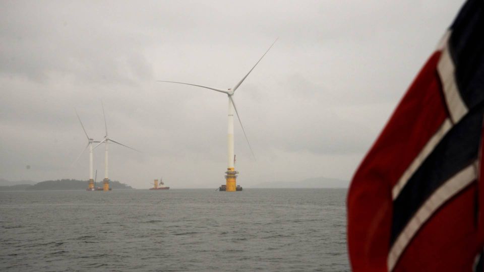 Norwegian floating wind farm endowed with EUR 230 million