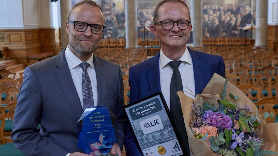 ALK vinder pris som årets børsnoterede selskab i Danmark