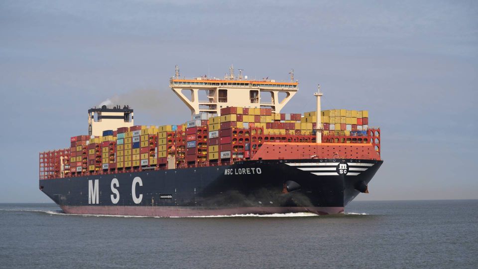 MSC fastholder rute fra Sydafrika til USA