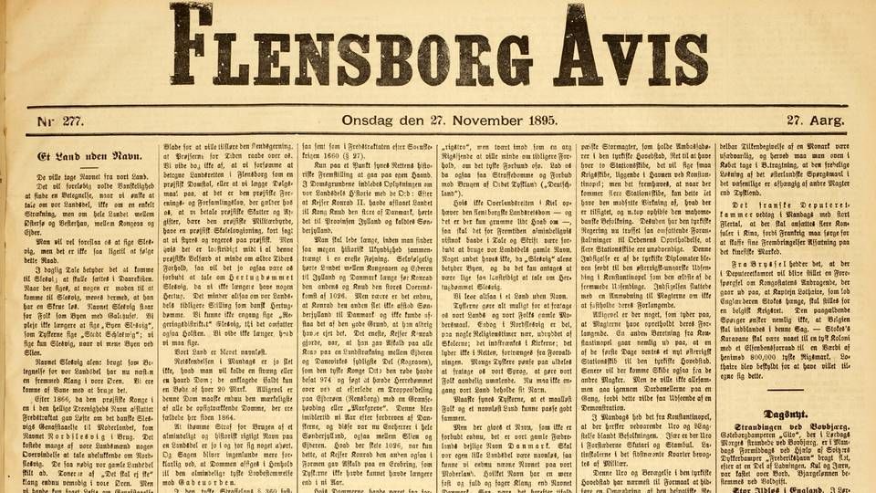 Flensborg Avis digitaliserer historisk arkiv