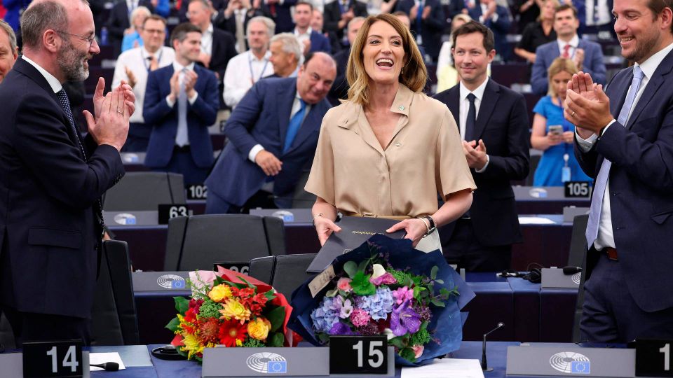 EU-Parlamentet har genvalgt Roberta Metsola som formand