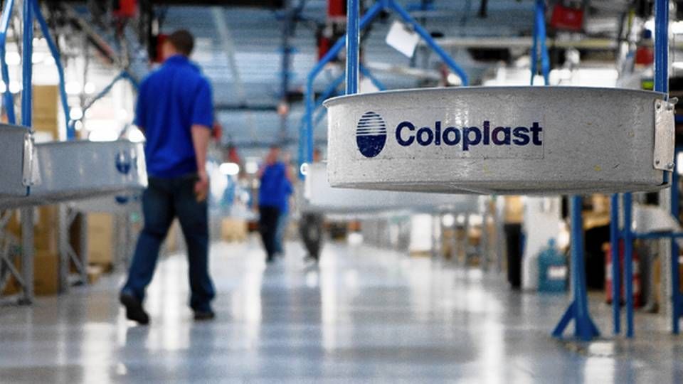 Coloplast holder fast i sårpleje