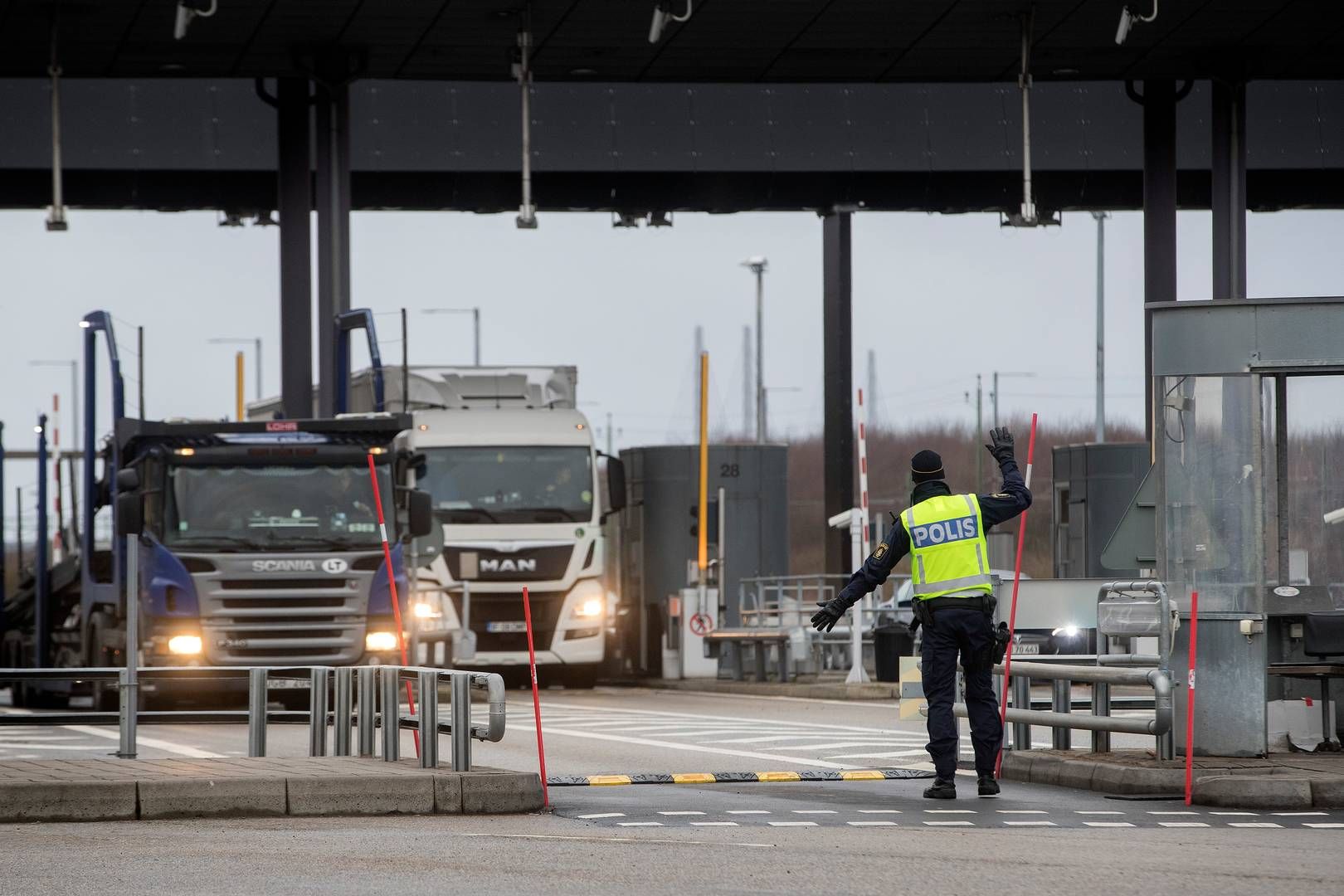 Flere vognmænd tager turen over Øresund for at tanke billigere diesel