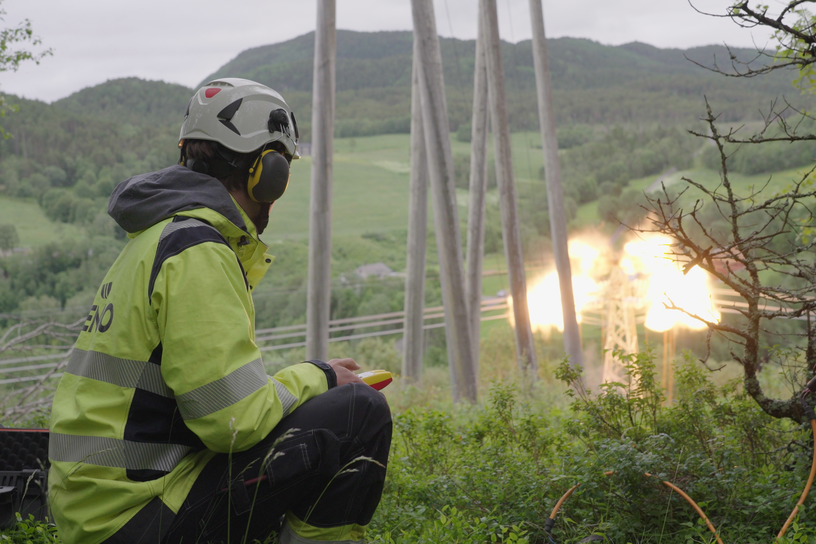 «I serien får vi et innblikk i arbeidsoppgavene energimontører står i ...